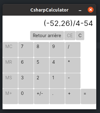 GitHub - g0tie/CsharpCalculator: A simple calculator wrote in C# with ...