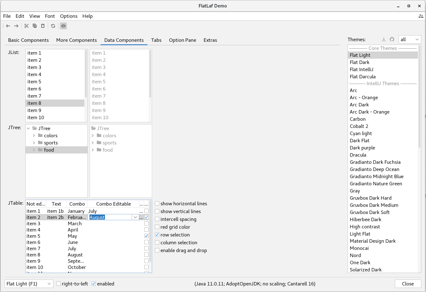 JComboBox cell editor height problem in JTable · Issue #352 · JFormDesigner/FlatLaf · GitHub