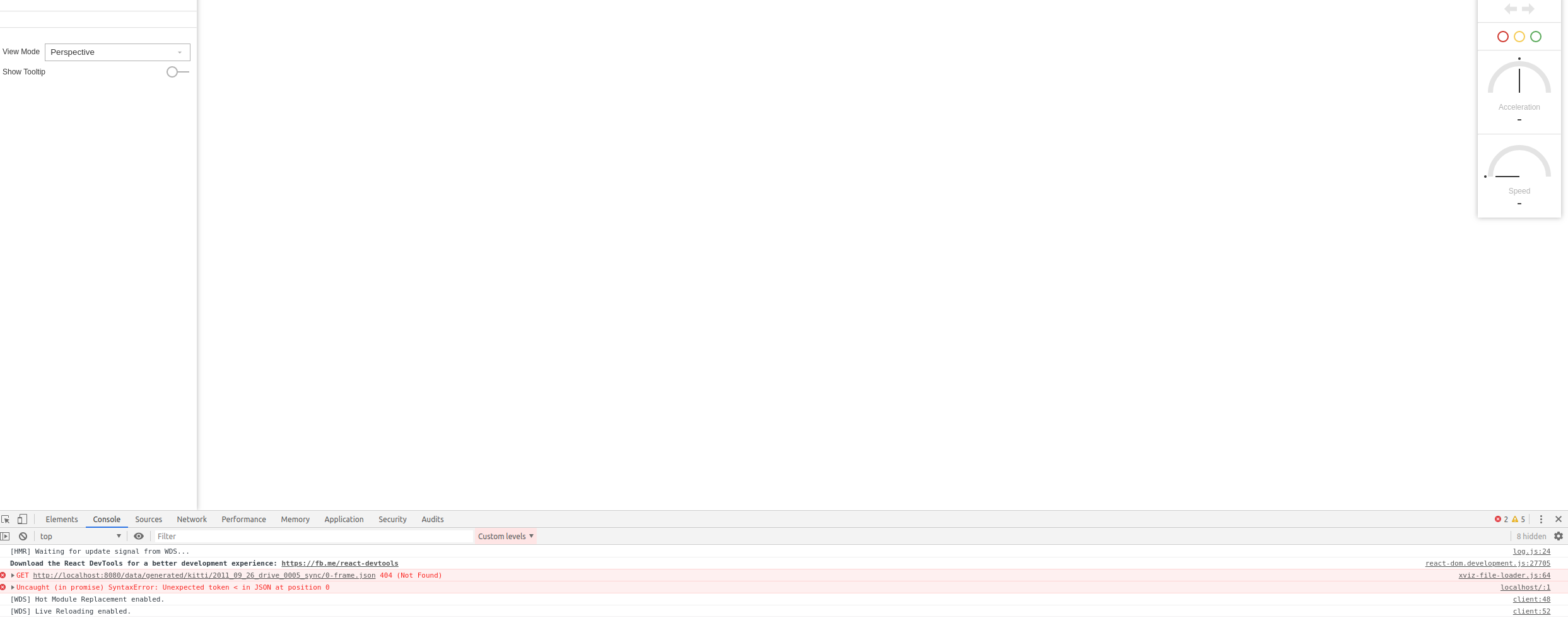 Cant visualize XViz generated data · Issue #321 · aurora-opensource/streetscape.gl · GitHub