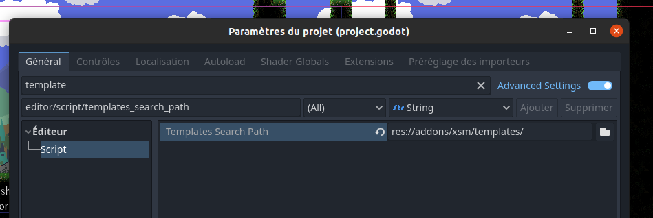 [4.0 beta3] Change the template search folder does not work · Issue #67825 · godotengine/godot ...
