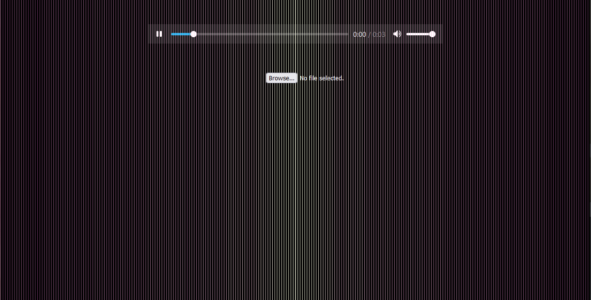 Github P Gammack Simple Js Audio Visualiser Fun With Creating A Simple Audio Visualiser In