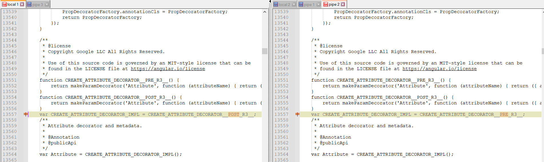 Build files from gitlab pipeline different to local build files · Issue #297 · manfredsteyer/ngx ...