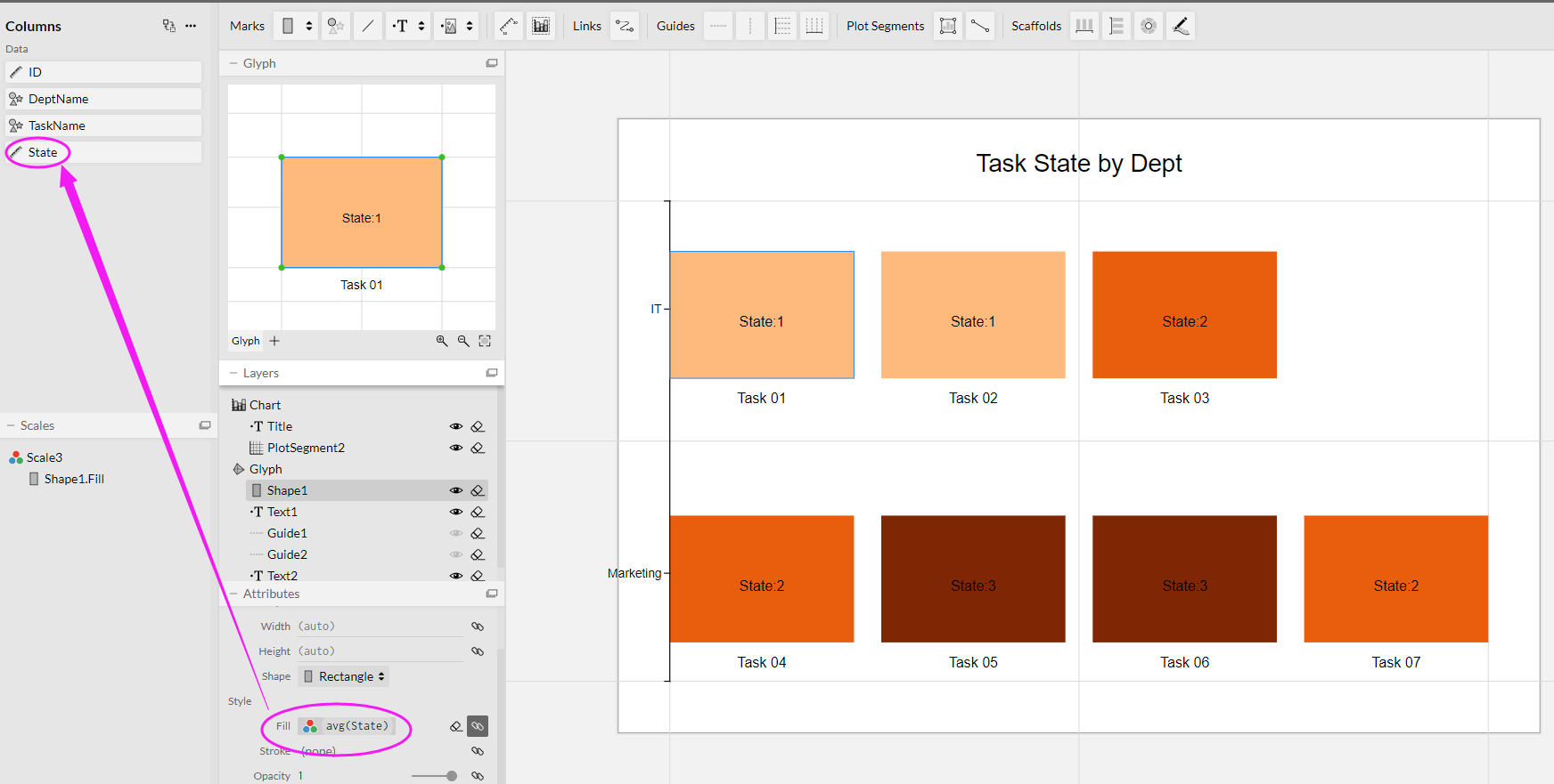 In powerbi, the custom visual from charticulator, how to set the color in power bi? · Issue #319 ...