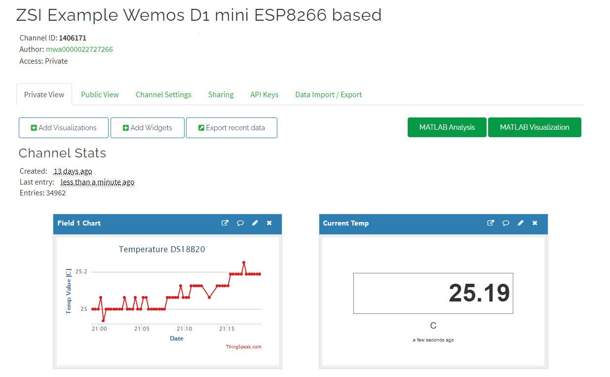 Github Lukaleetthingspeak Write Read W Esp8266 Esp32 Code To Handle Thingspeak Write And