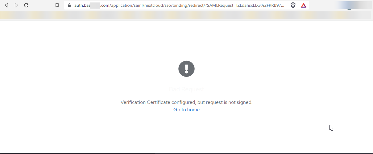 Verification certificate not working in Nextcloud with SAML authentication · Issue #1795 ...