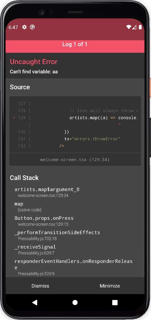 Error not displayed properly · Issue #1253 · infinitered/reactotron · GitHub