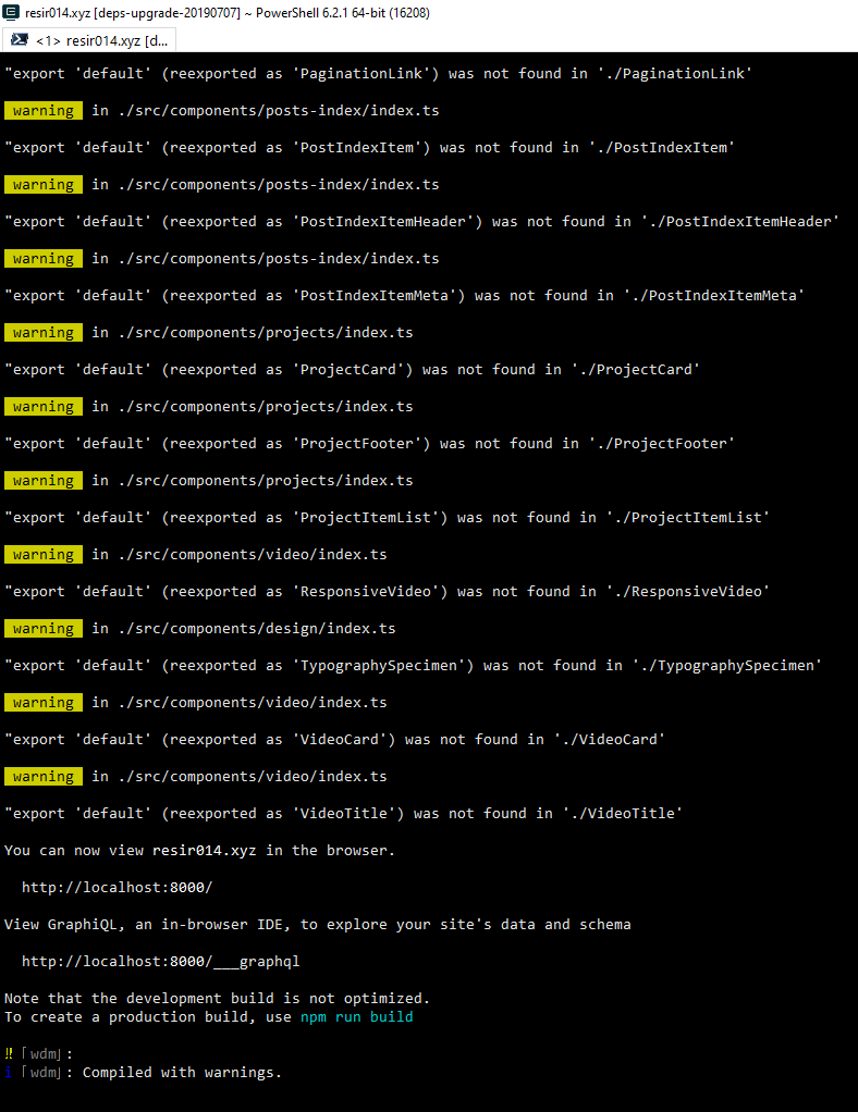Typescript Plugin Breaks In Development Mode · Issue 15423 · Gatsbyjsgatsby · Github 9663