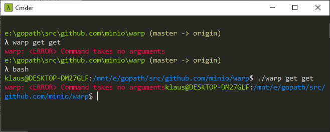 Red error messages have a very low contrast · Issue #226 · minio/warp ...