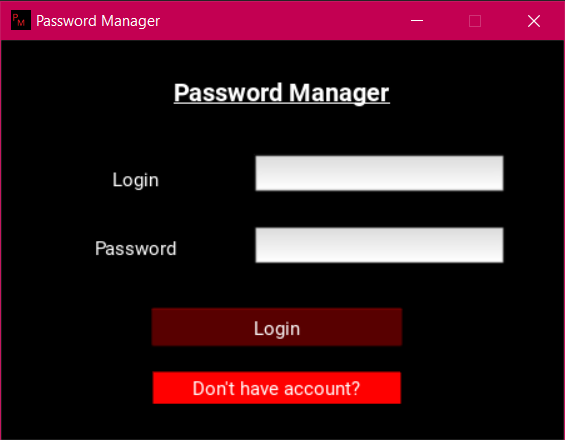 Github Osuchtk Password Manager Simple Password Manager Using Pyhon