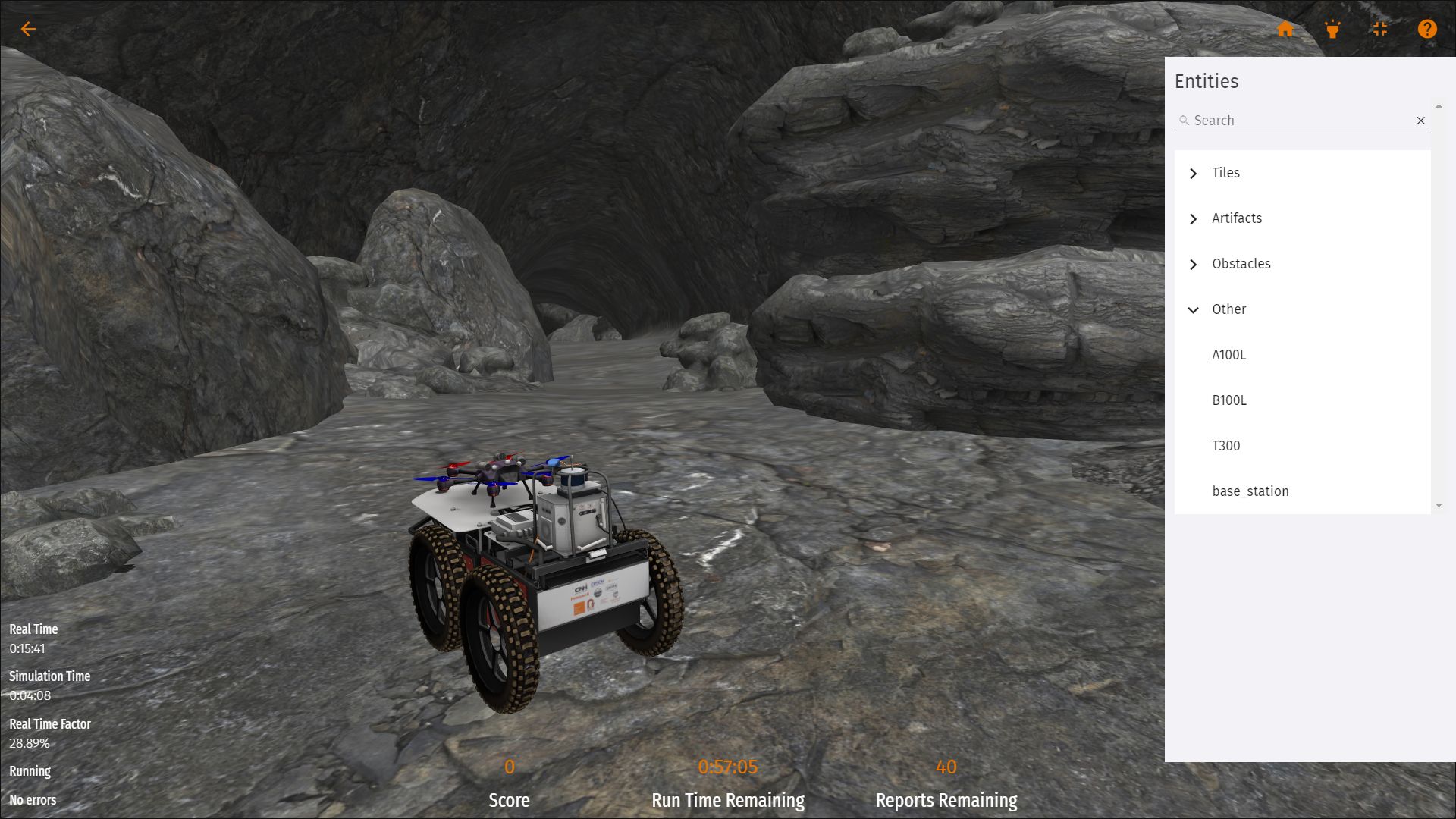 Cloudsim Visualization Menu Of Marsupial Robots · Issue 698 · Osrf Subt · Github