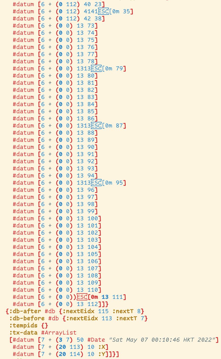 ANSI color escapes can escape interpretation · Issue #2357 · cursive-ide/cursive · GitHub