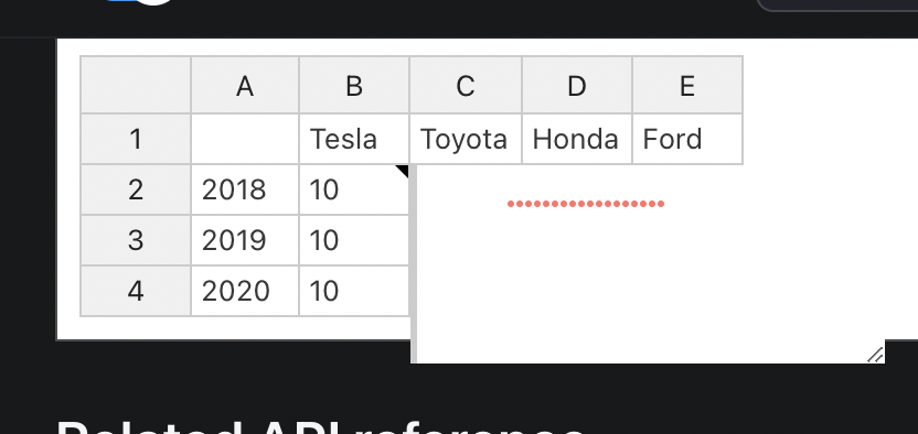 Docs: In the dark mode, the text in the Handsontable "Comments" bubble is not visible · Issue ...