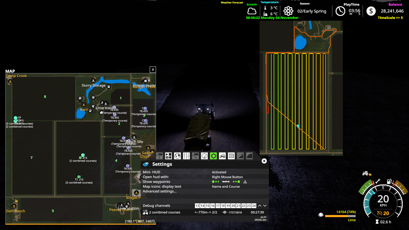 version 00321 : Warning: Tried reverting to input context [COURSEPLAY ...
