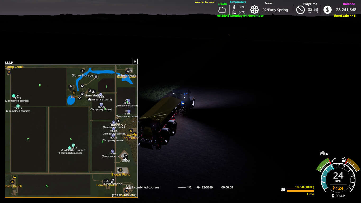 version 00321 : Warning: Tried reverting to input context [COURSEPLAY ...