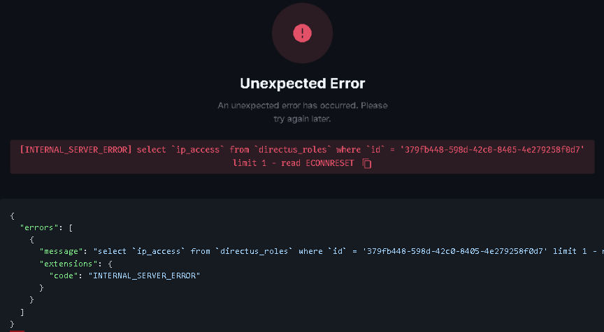 Problems with permissions on PROD · directus directus · Discussion #16856 · GitHub