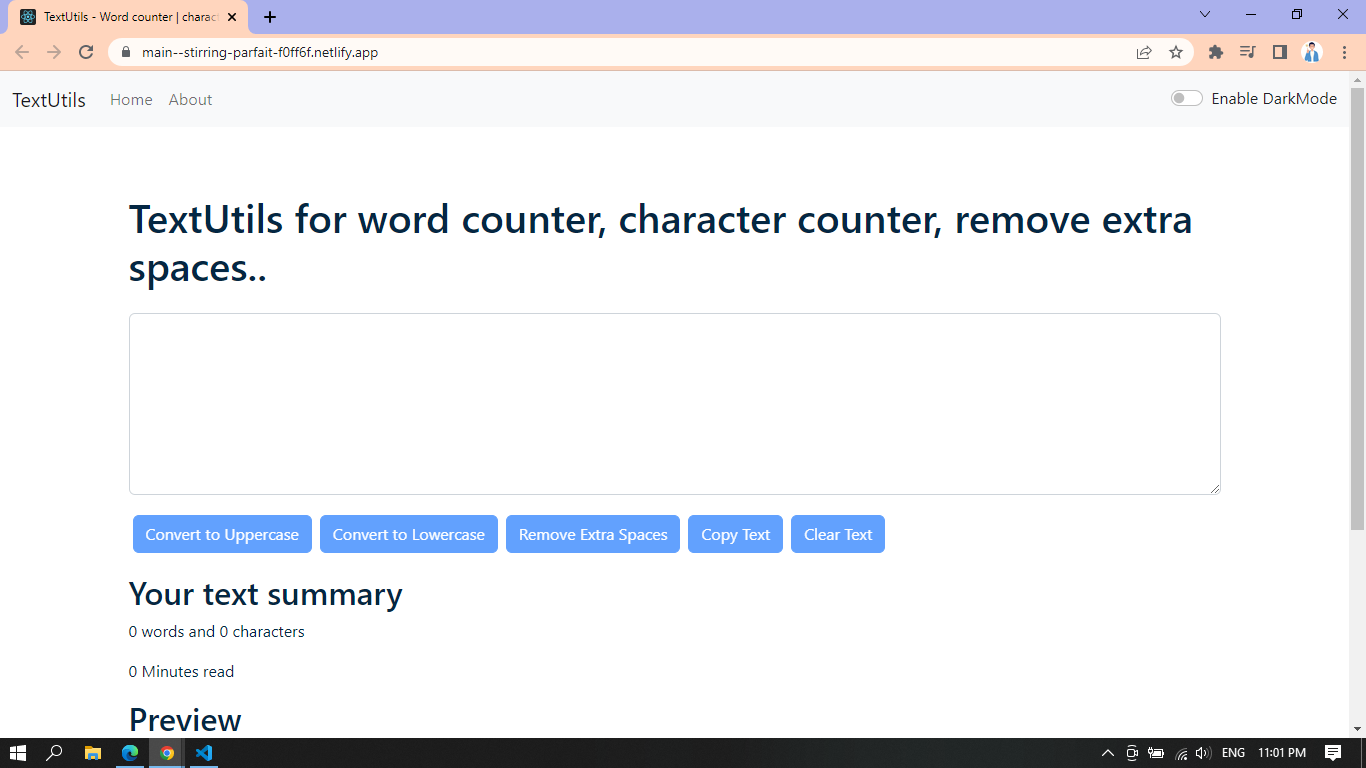 GitHub - nazir-hussain/Text-Utils-React