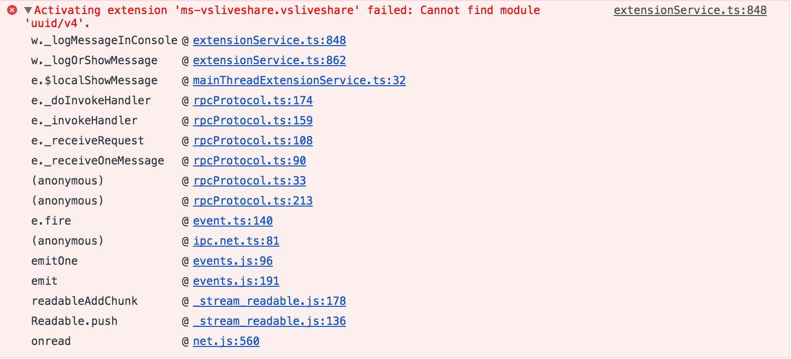 Extension doesn't add a UI in the toolbar and errors when running ...