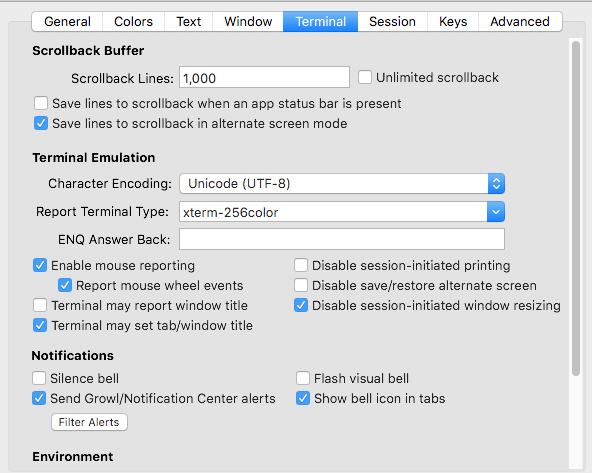 iTerm2 + zsh + zim + custom scripts; NVM is not compatible with the npm config "prefix" option ...