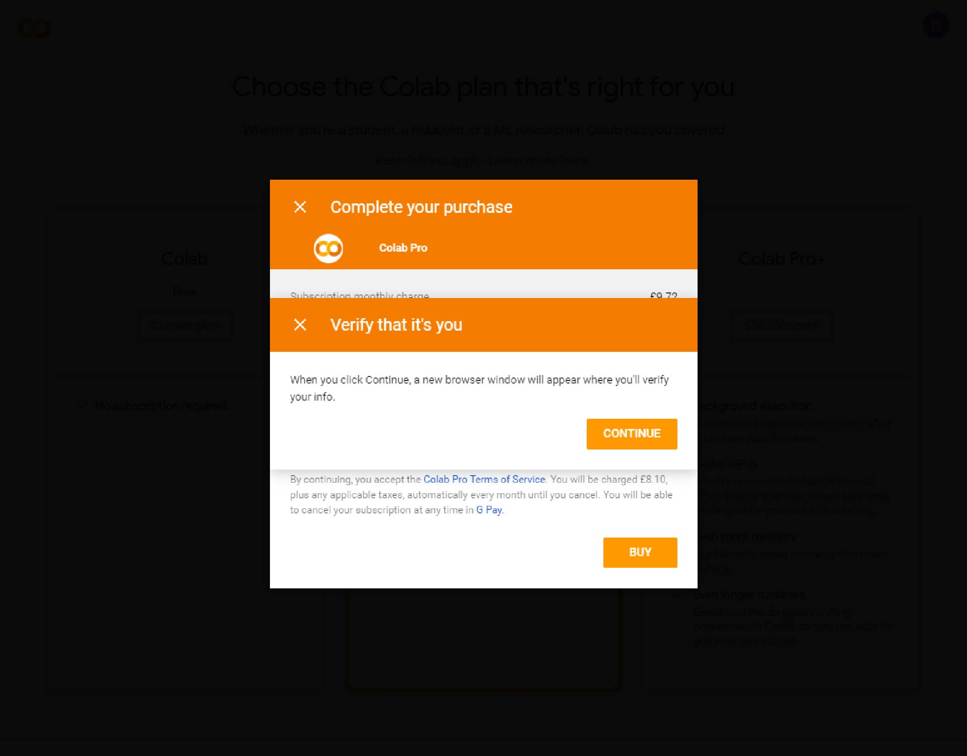 Payment for Colab Pro is not working · Issue #2532 · googlecolab ...