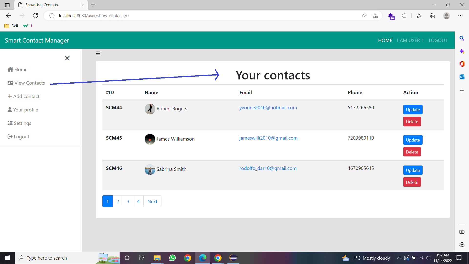 GitHub - pratikkathesia/SmartContactManager: A web-app to add, view and update your contact list.
