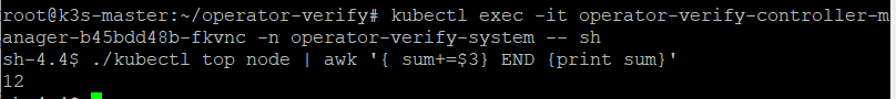 Execute commands in a pod to outside · Issue #5757 · operator-framework/operator-sdk · GitHub