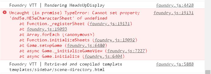 [BUG] Character sheet not displaying for one player · Issue #84 ...