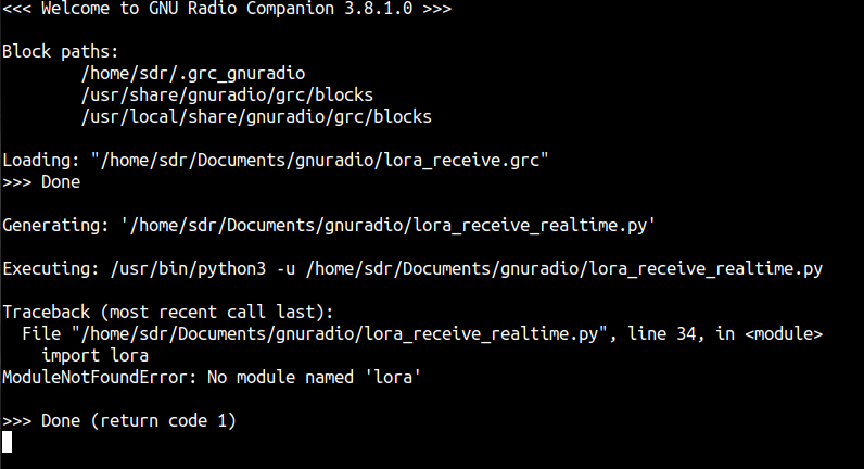 ModuleNotFoundError: No module named 'lora' · Issue #125 · rpp0/gr-lora ...