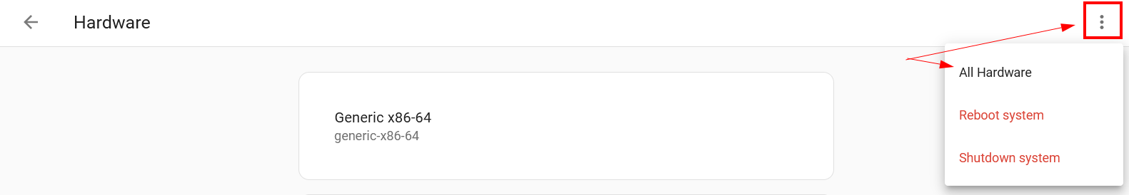 No "All hardware" menu (or hamburger menu) in Hardware submenu · Issue #15578 · home-assistant ...