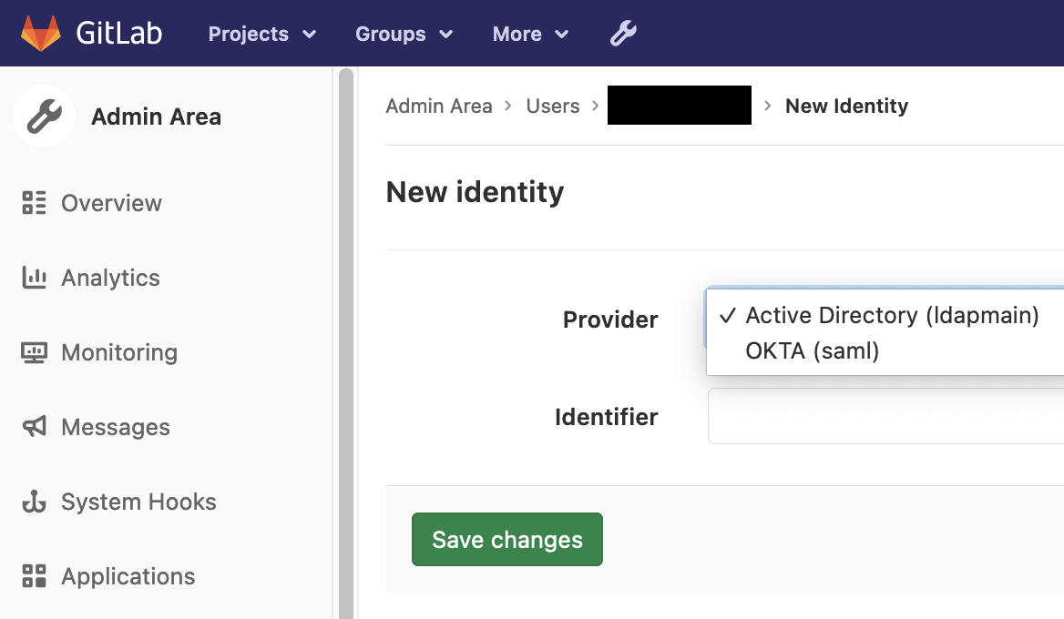 Invalid Info What To Put Into Provider Field For Group Ldap Links · Issue 261 · Gitlabform