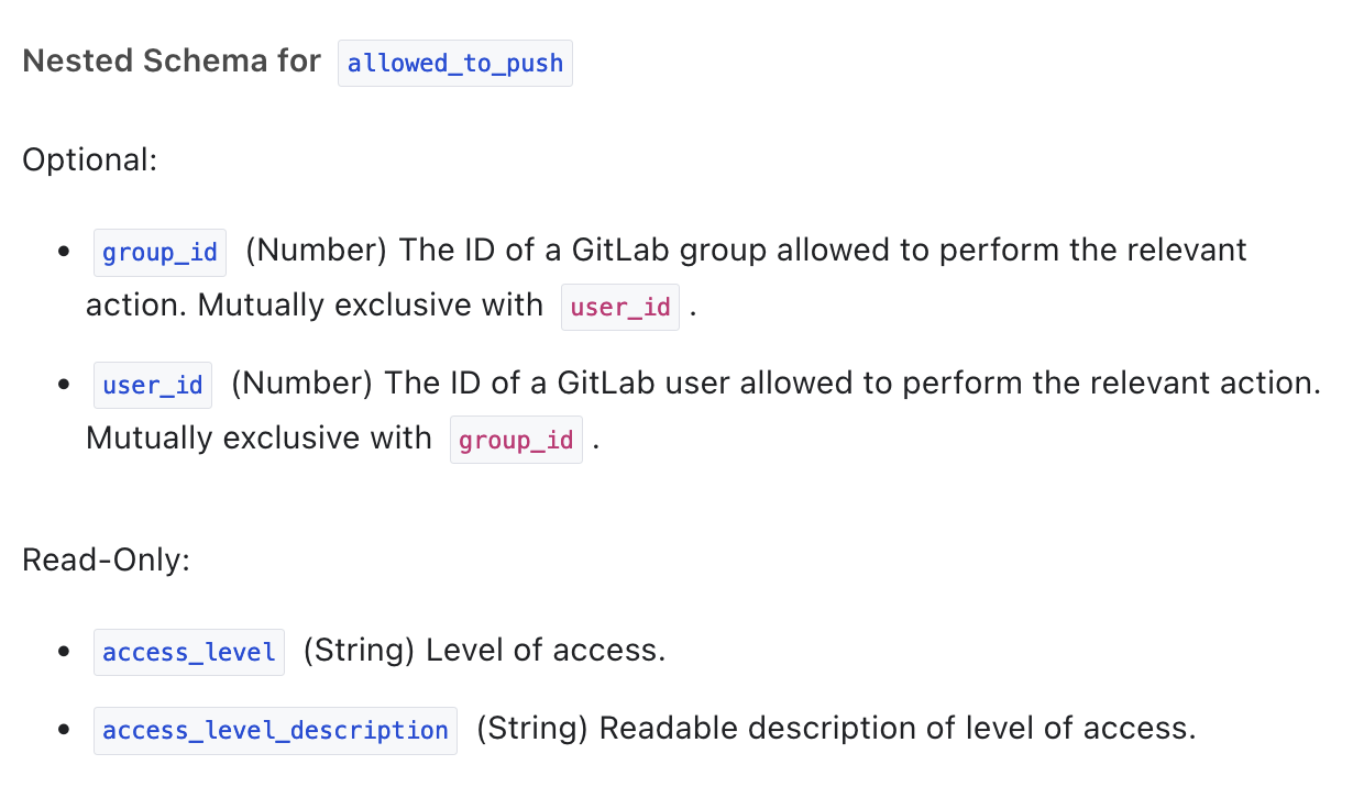Protected Branches · Issue 510 · Gitlabform Gitlabform · Github