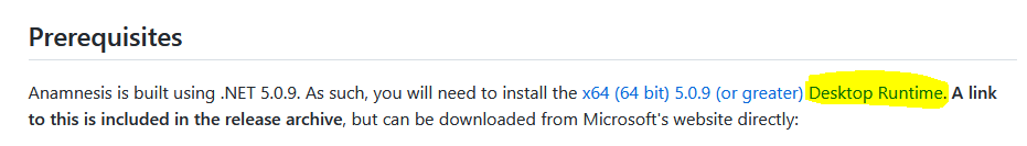 Anamesis Fail to detect Dot Net Runtime installation · Issue #709 · imchillin/Anamnesis · GitHub