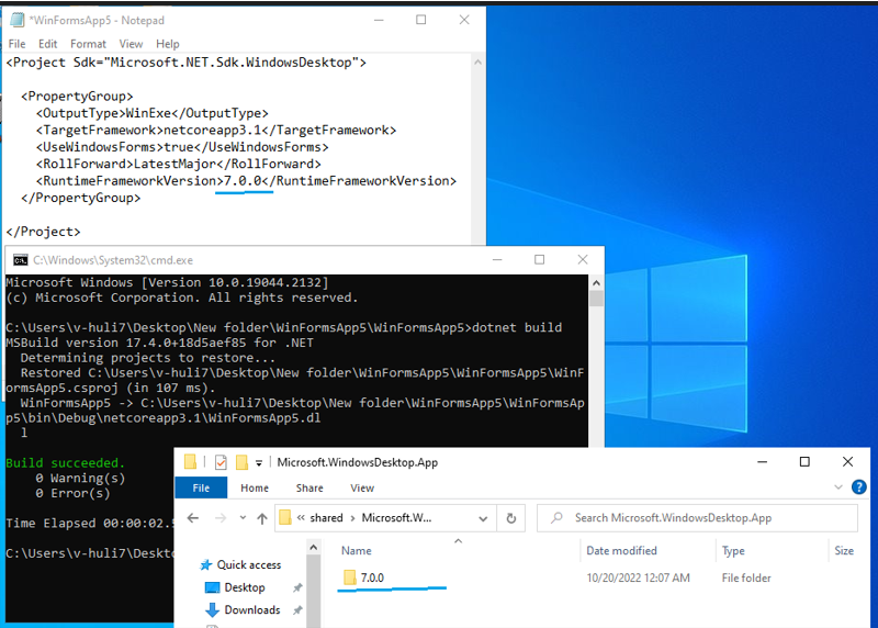 Unable to build .NET Core 3.1 or .NET 6.0 after installed .NET 7.0 RTM SDK · Issue #28027 ...