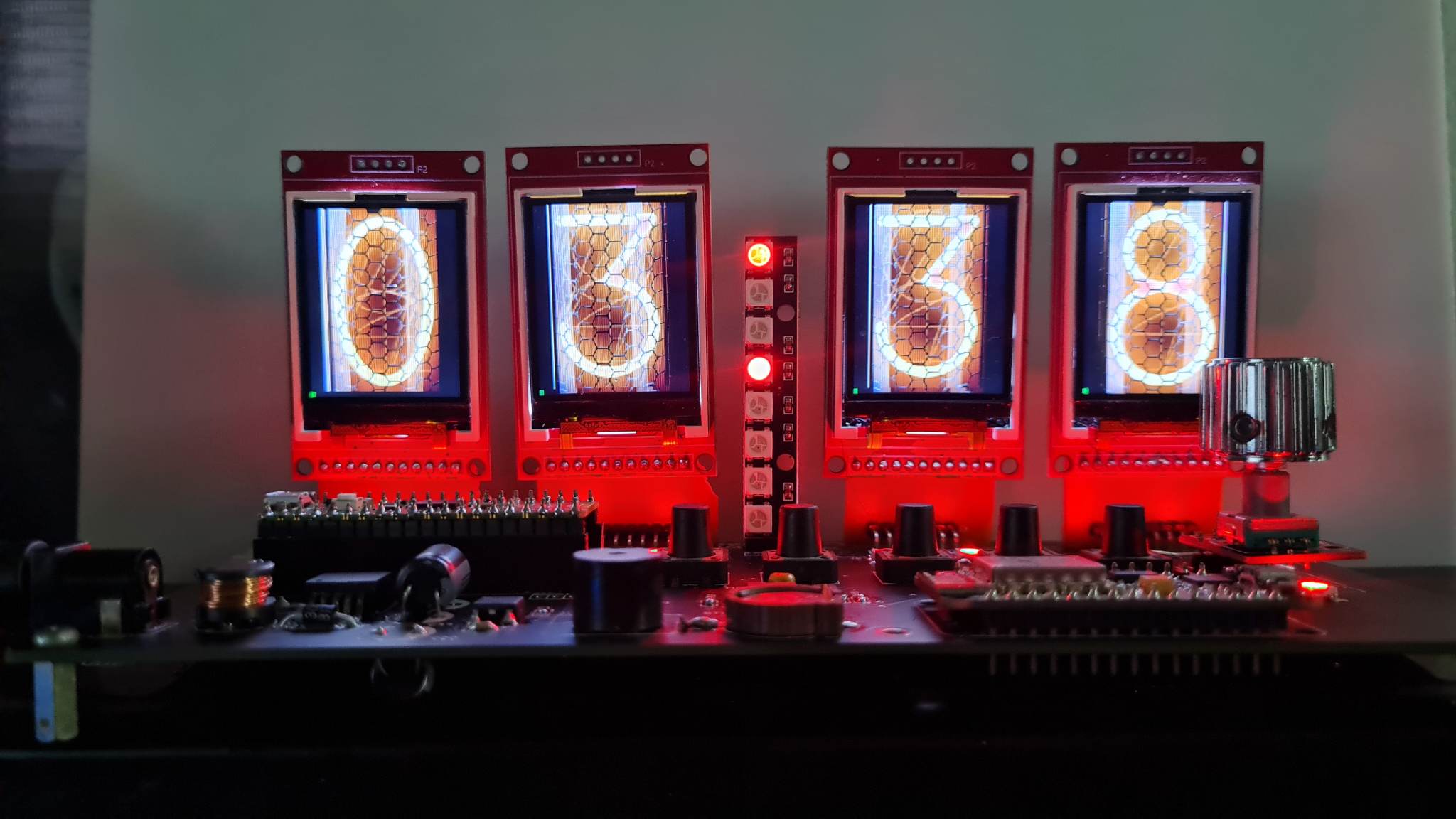 GitHub - YakrooThai/Nixie_Lcd_Clock: Nixie Lcd Clock Raspberry PICO+ST7735 LCD