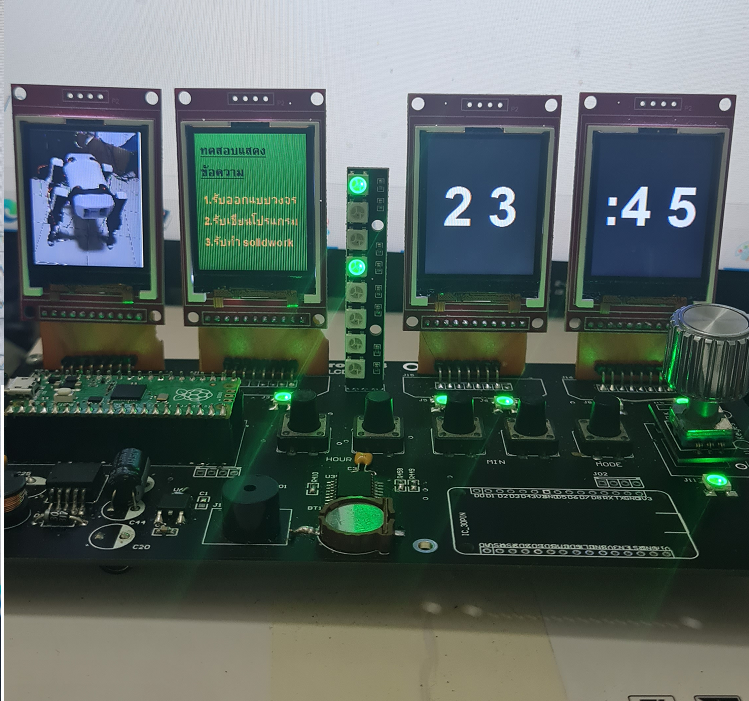 GitHub - YakrooThai/Nixie_Lcd_Clock: Nixie Lcd Clock Raspberry PICO+ST7735 LCD