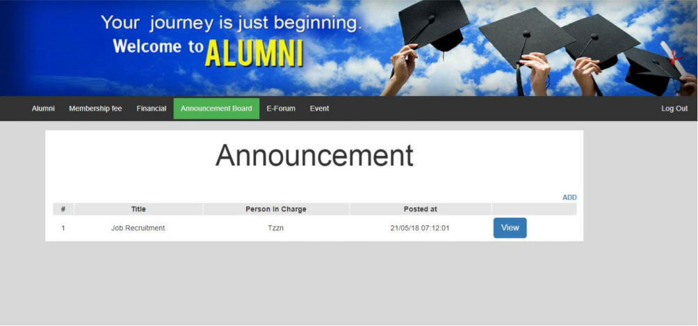GitHub - Ctzen96/Alumni-Management-System-Web-based