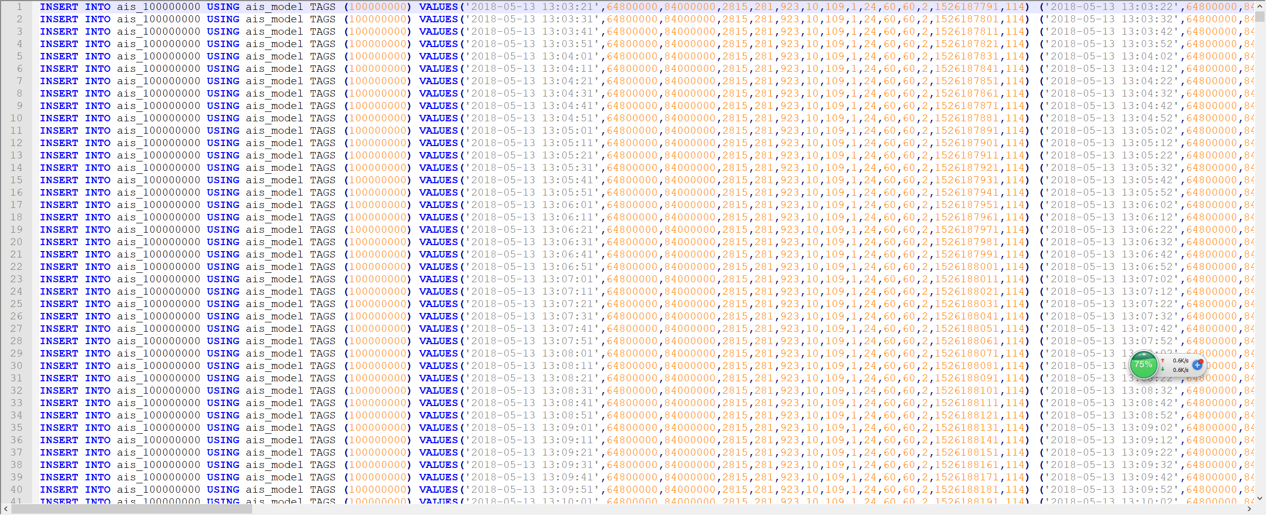 How To Improve Insertion Speed · Issue 634 · Taosdatatdengine · Github
