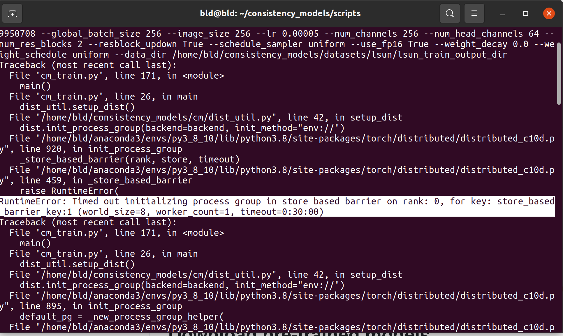 question about running scripts: time out initializing process group · Issue #14 · openai ...