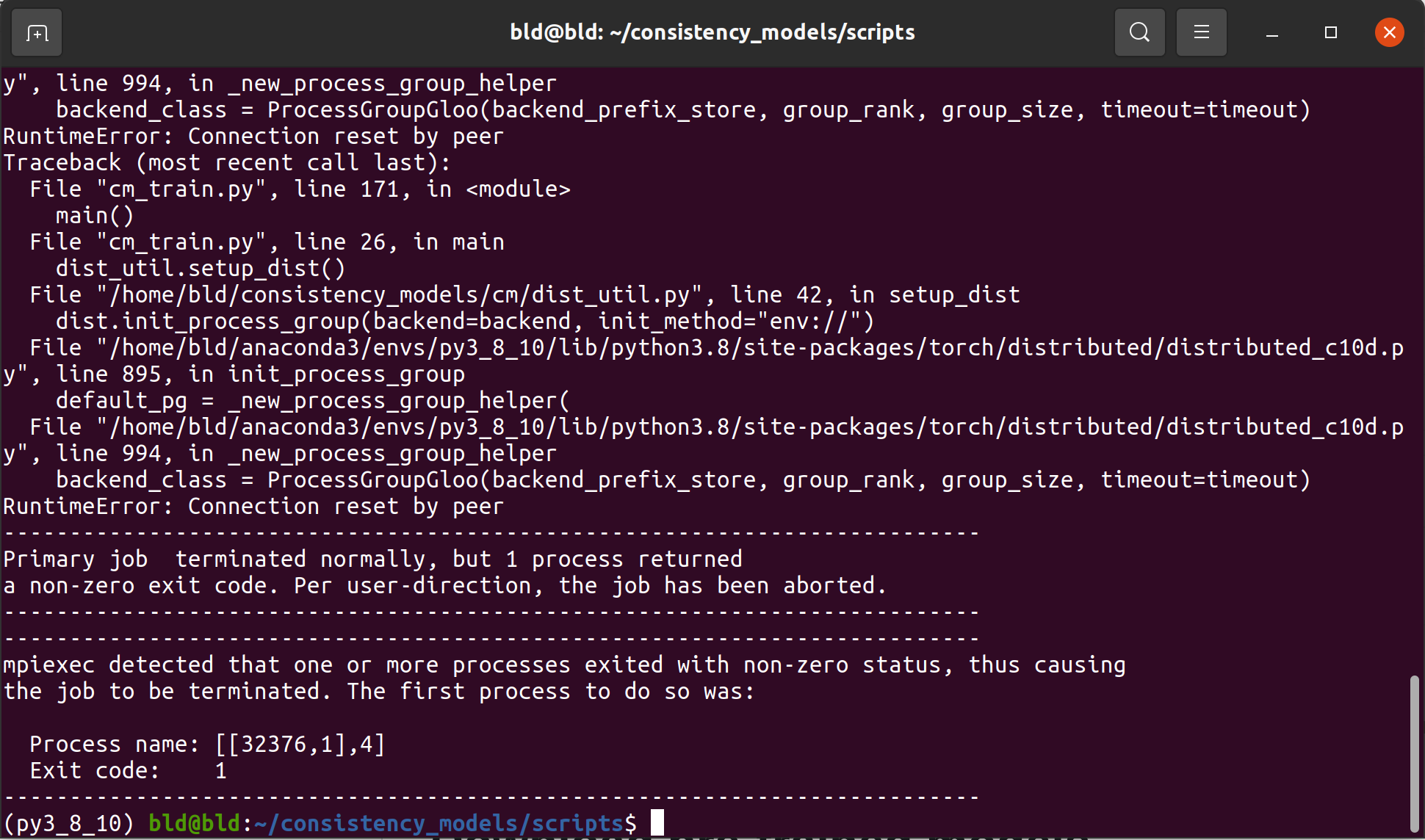question about running scripts: time out initializing process group · Issue #14 · openai ...