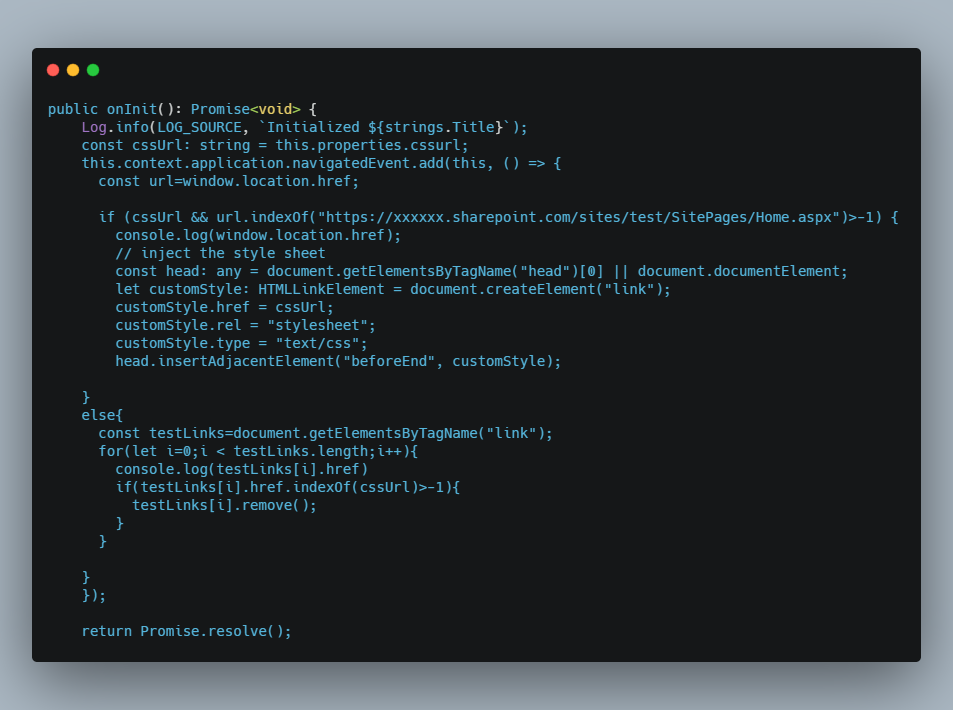 SPFX Application customizer extension does not run on partial pages ...