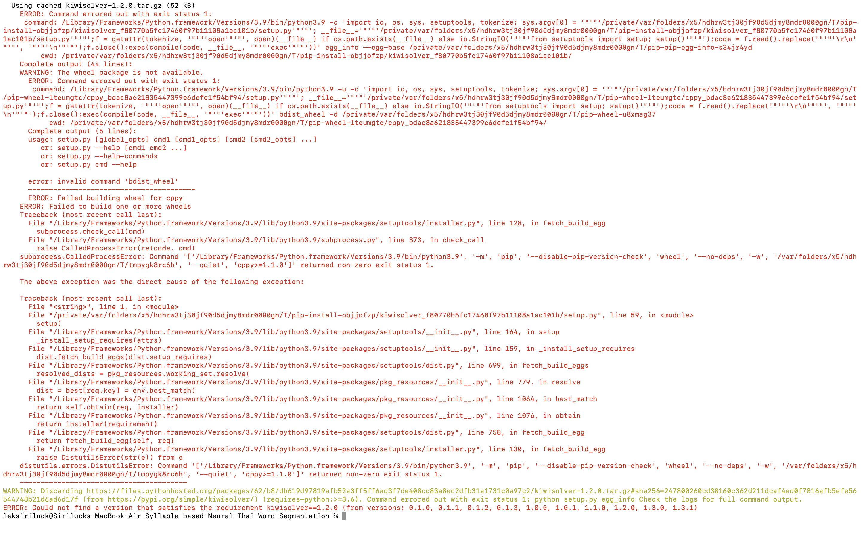 Cannot install all necessary packages through pip install -r requirements.txt · Issue #8 · p16i ...