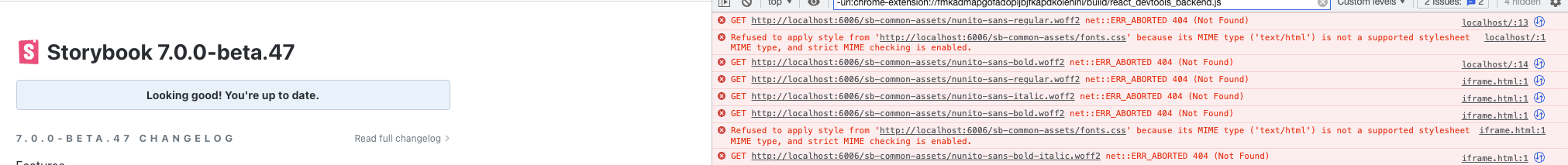 [Bug]: Default fonts are not found using v7 beta · Issue #20938 · storybookjs/storybook · GitHub