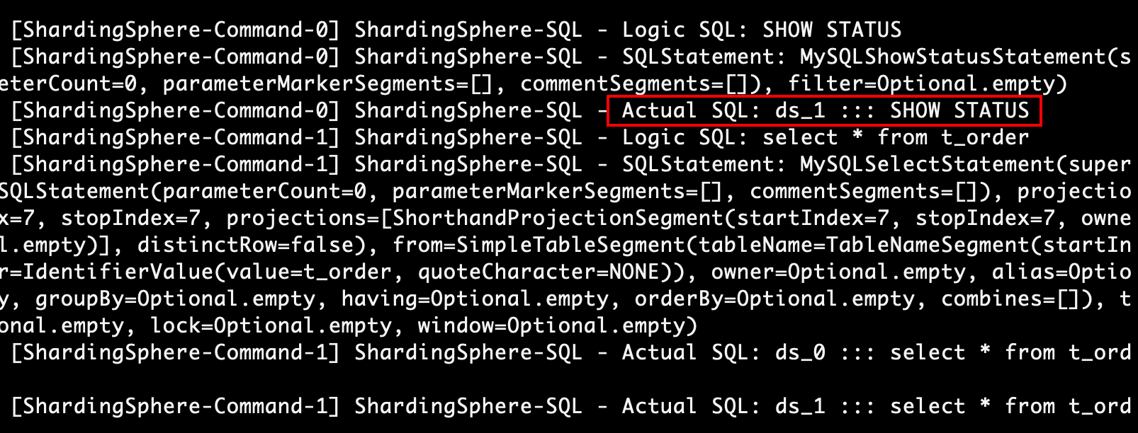 NPE occurred when execute `SHOW STATUS` in Proxy. · Issue #21521 · apache/shardingsphere · GitHub