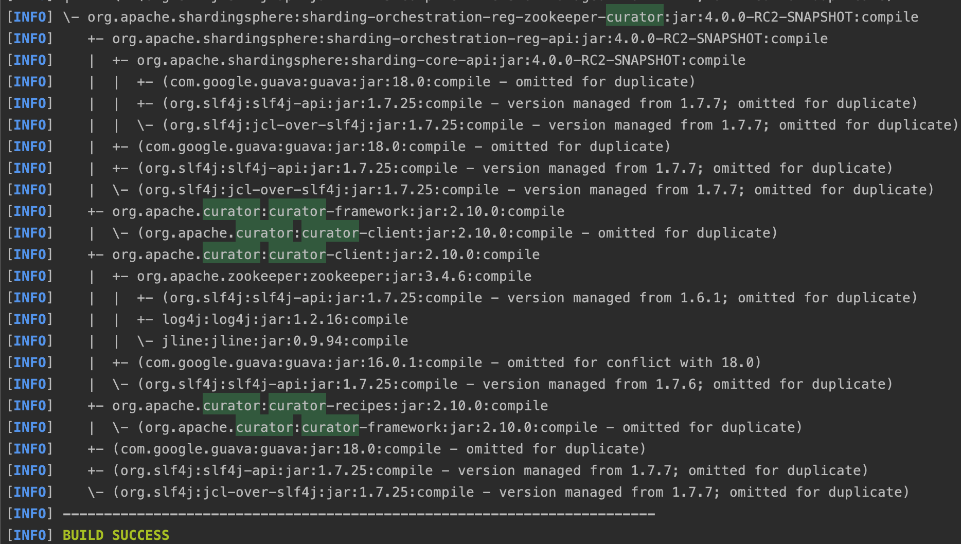 jar dependency conflict · Issue #3196 · apache/shardingsphere · GitHub