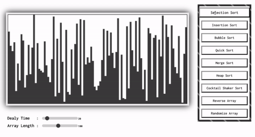 GitHub - vedant-jam008/Sorting-Algorithm-Visualizer: This shows an interesting interactive ...