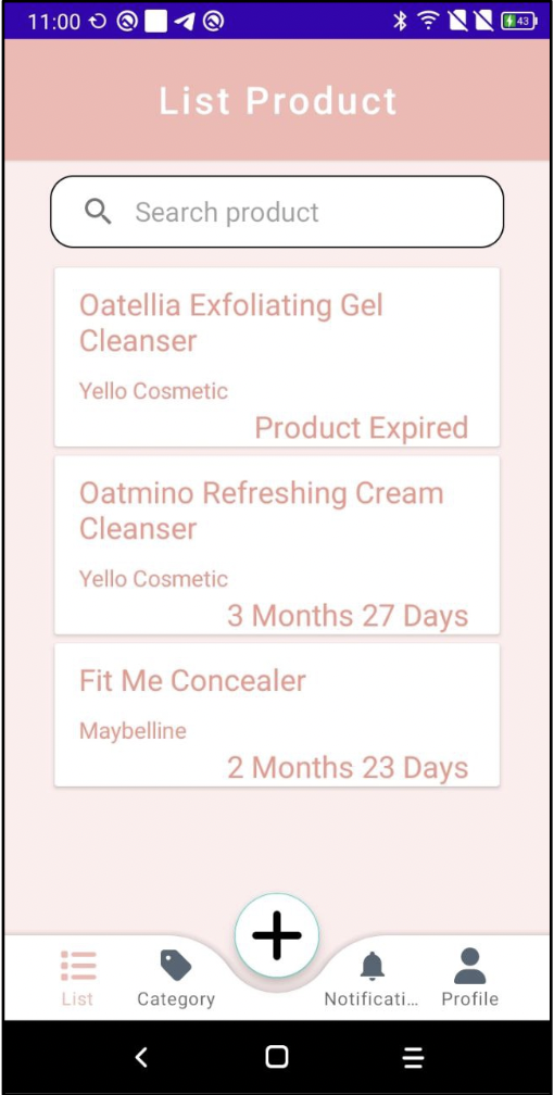 GitHub - alifatulAnisa/Fyp: Cosmetic Product Expiry Reminder Mobile Application for Personal ...