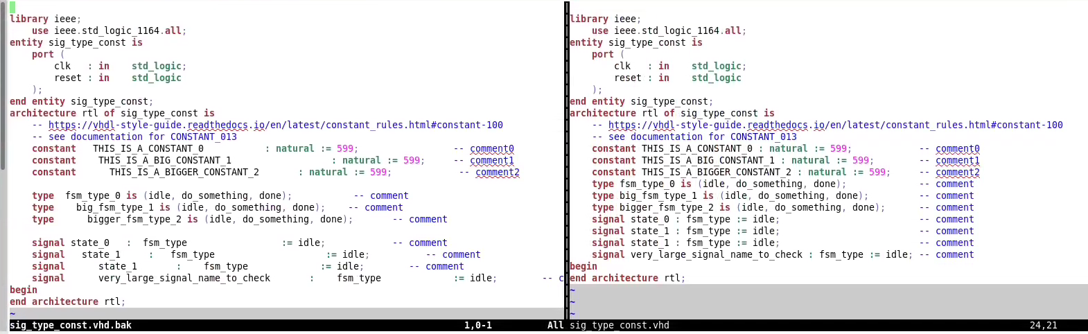 Setting style to "no_blank_line" · Issue #815 · jeremiah-c-leary/vhdl-style-guide · GitHub