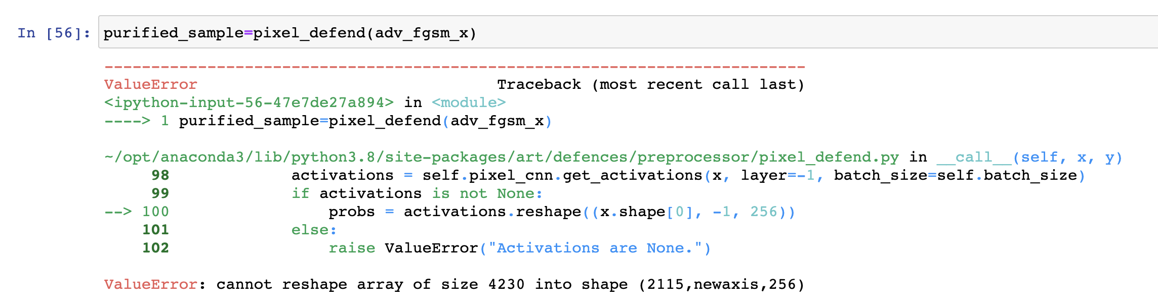 Trouble to use Pixel Defense in tensorflower · Issue #1053 · Trusted-AI/adversarial-robustness ...
