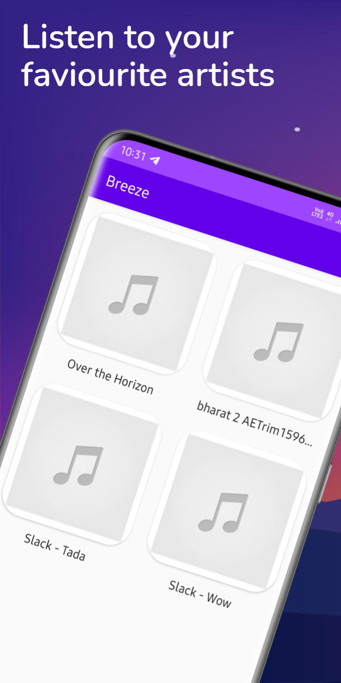 GitHub - duttabhishek0/Breeze: Lightweight and Material designed Music Player