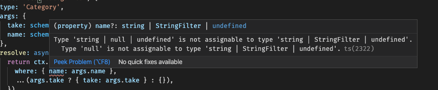 How to use schema.arg to expose autogenerate "where" input arg from Prisma/Nexus types? · prisma ...