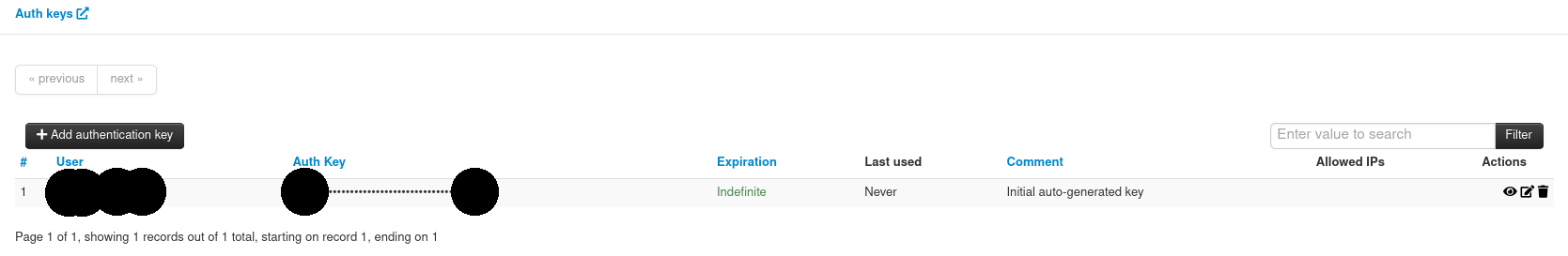 How can i see/copy my API Auth Key from my MISP instance? Auth Key is Hidden · Issue #7621 ...